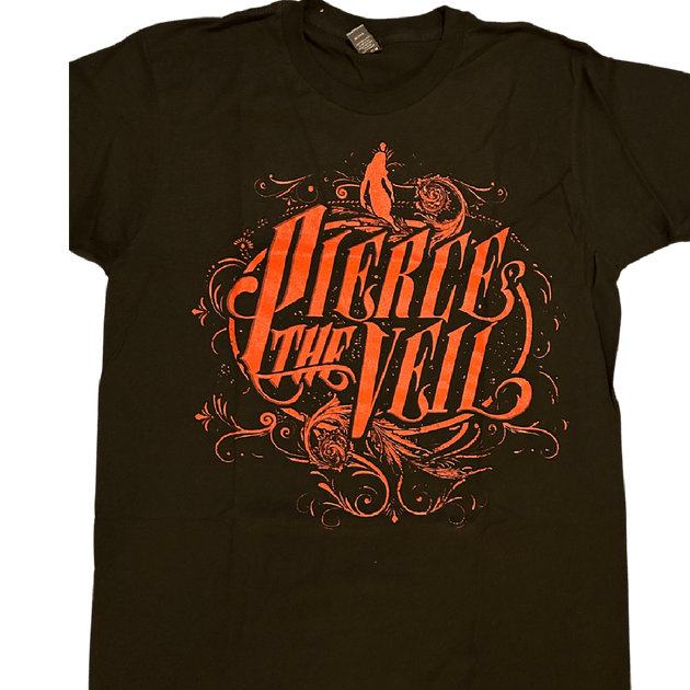 Pierce the Veil Red Logo Slim Fit T-Shirt | Forbidden Geek