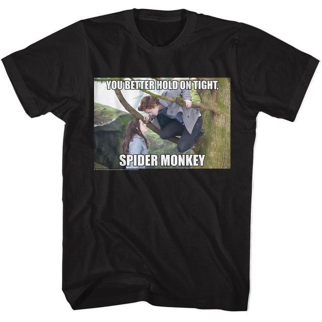 Twilight Hold on Tight Spider Monkey T-Shirt | Forbidden Geek