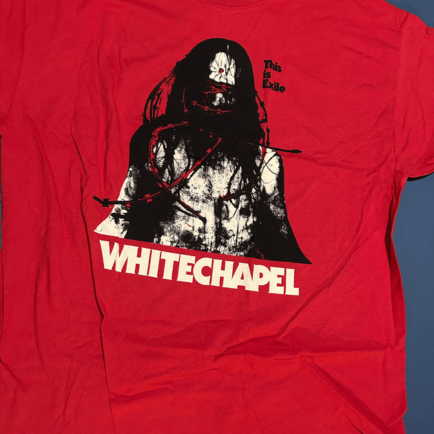 Whitechapel This Is Exile Red T-Shirt | Forbidden Geek
